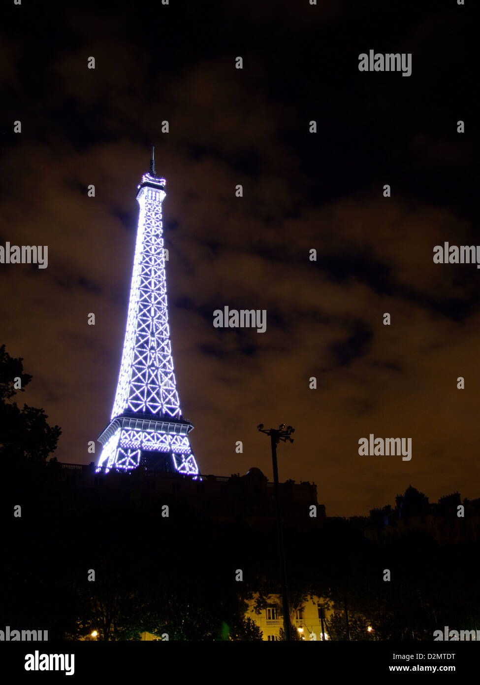 The Eiffel Tower, an iconic symbol of Paris, stands tall in the heart ...