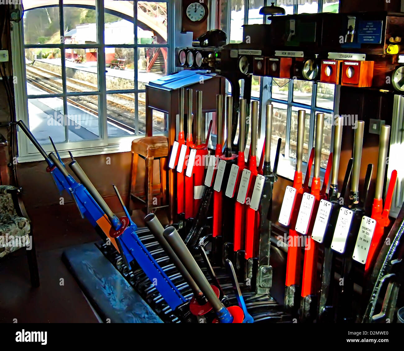 Signal Box at Goathland, North York Moors, North Yorkshire, United ...