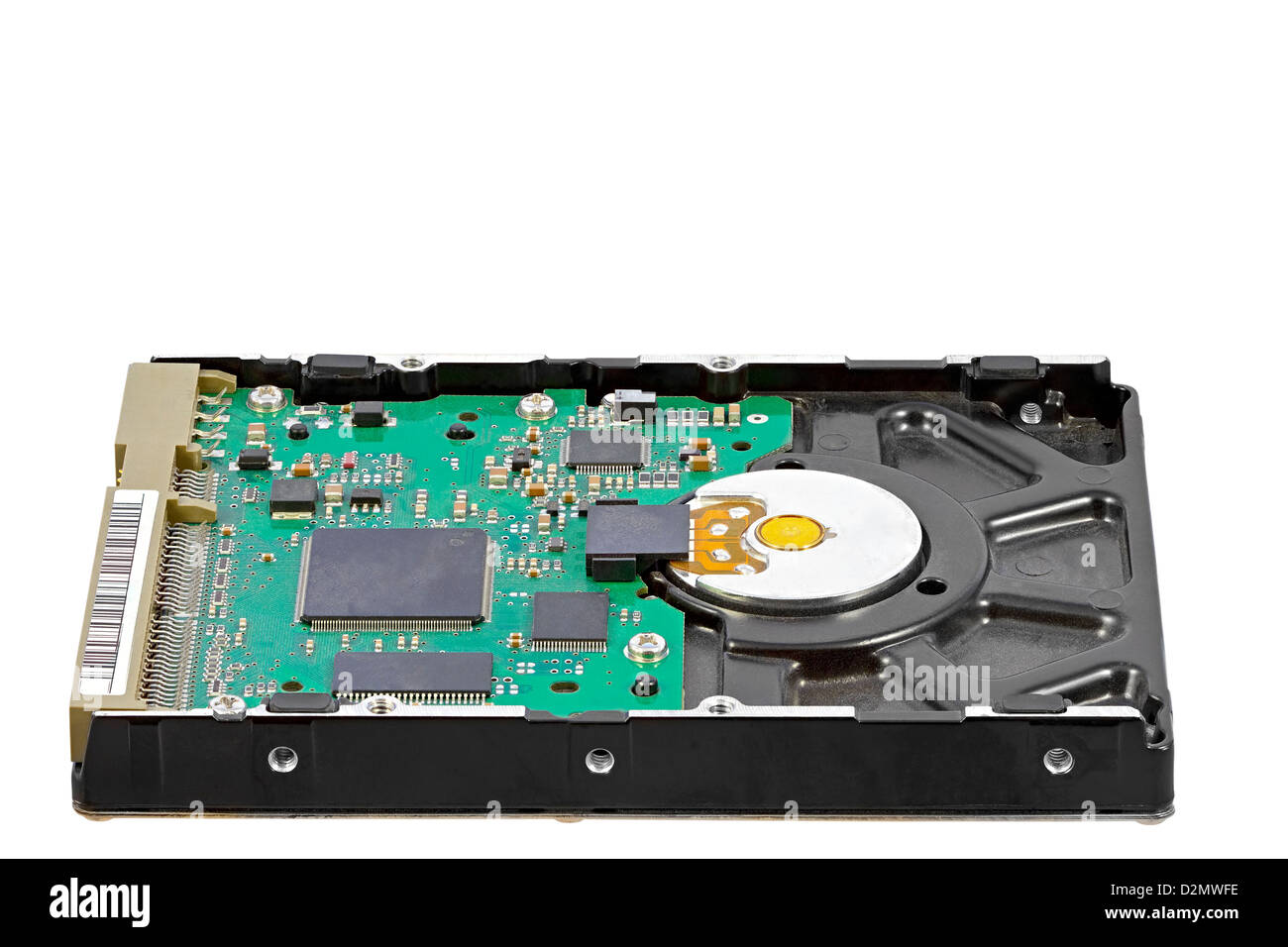 The old part of the computer. Hard drive. Electronic part of the ...