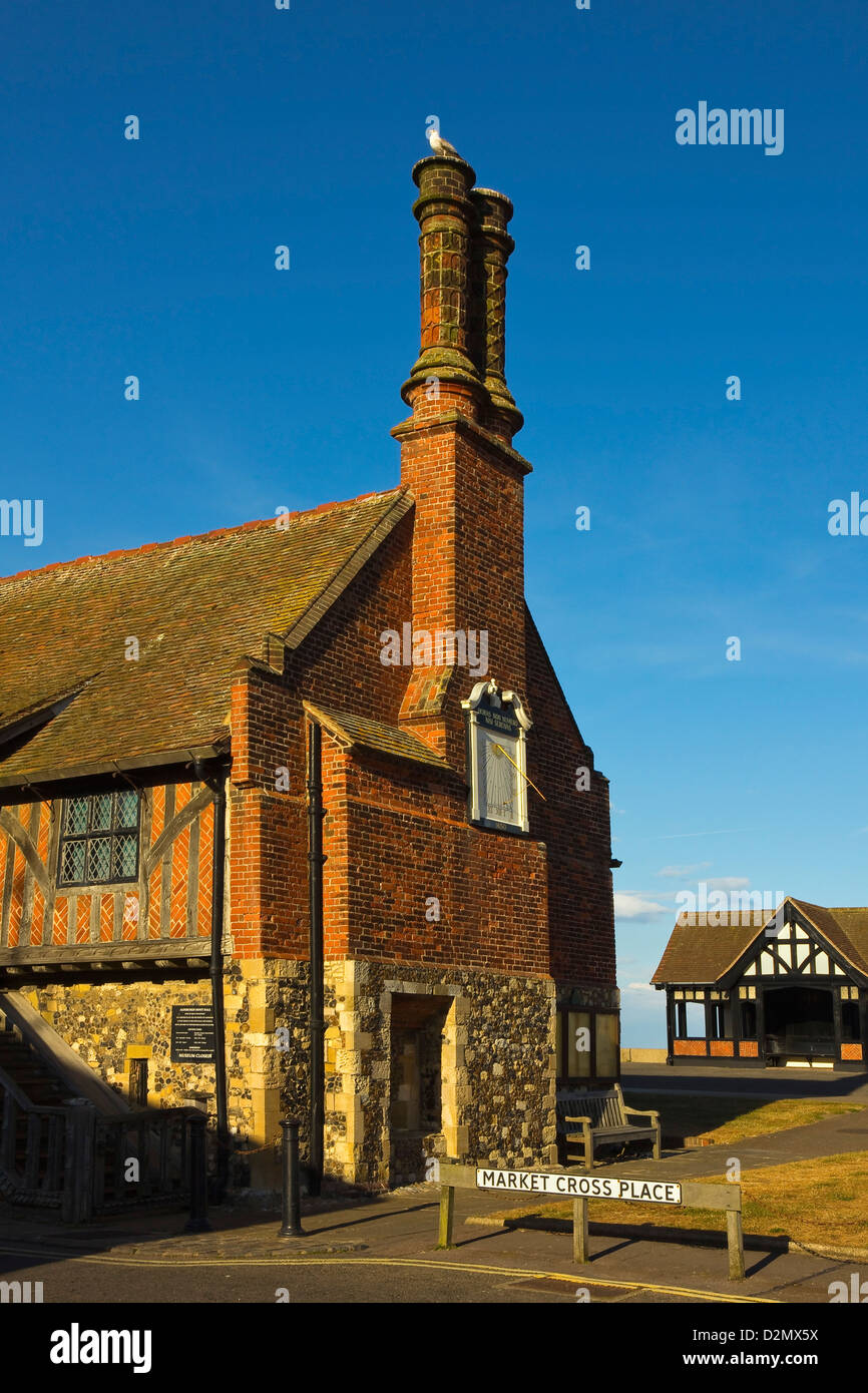The historic 16thC Moot Hall, a Grade I listed building, formerly a ...