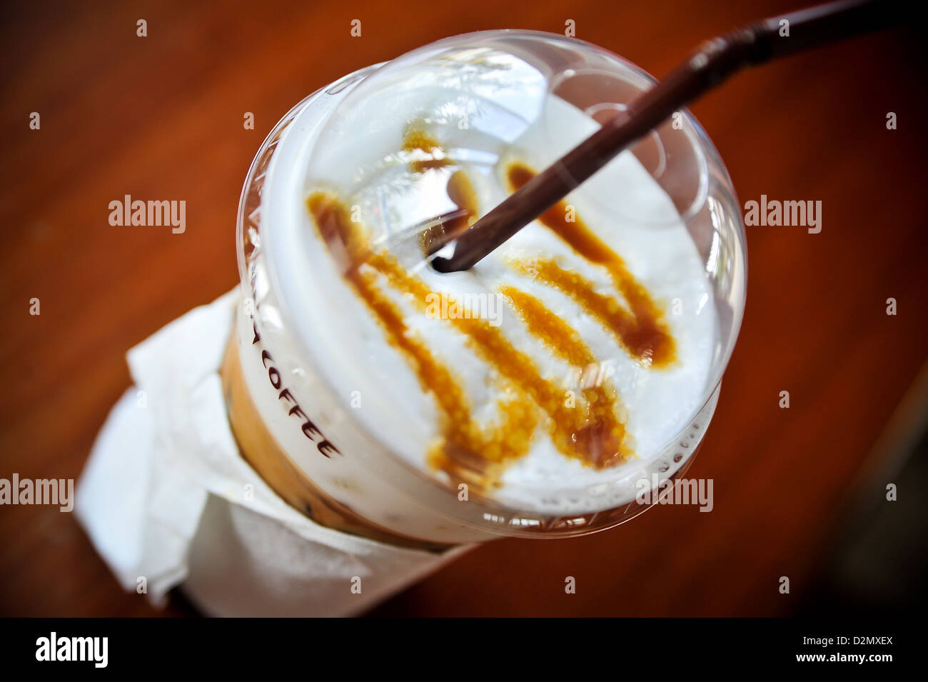 Cold coffee drink Stock Photo - Alamy