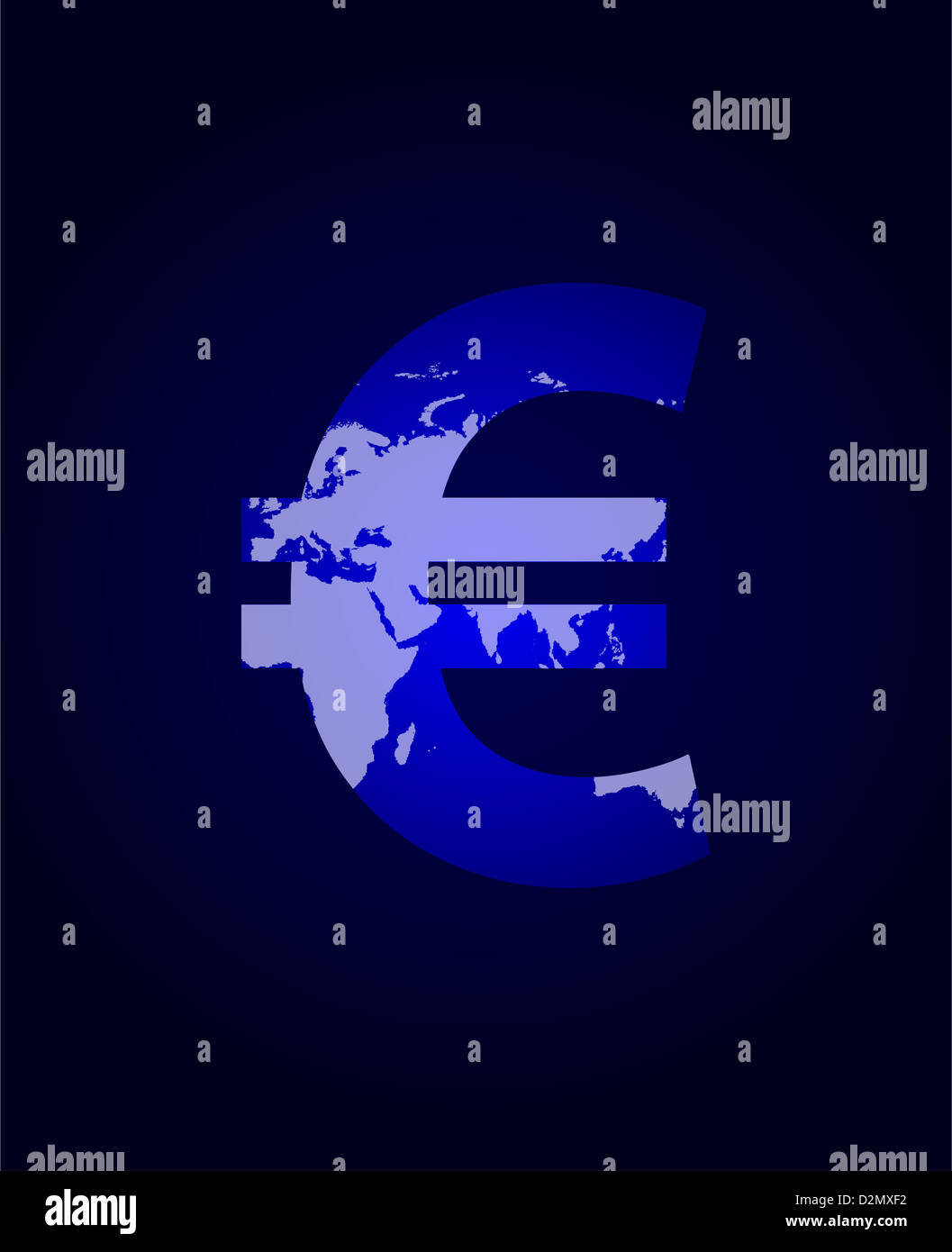 euro sign with plasma design Stock Photo - Alamy