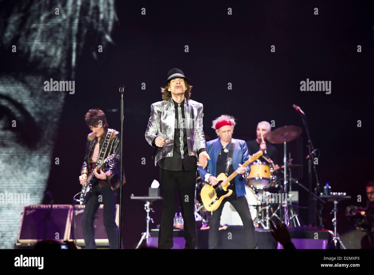 The Rolling Stones performing at the O2 in London, United Kingdom on 29 ...