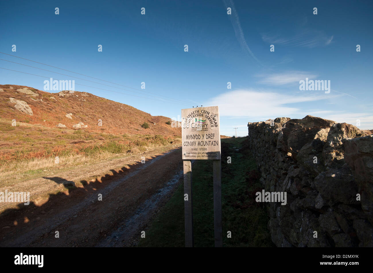 Mynydd y dref conwy mountain wales hi-res stock photography and images ...