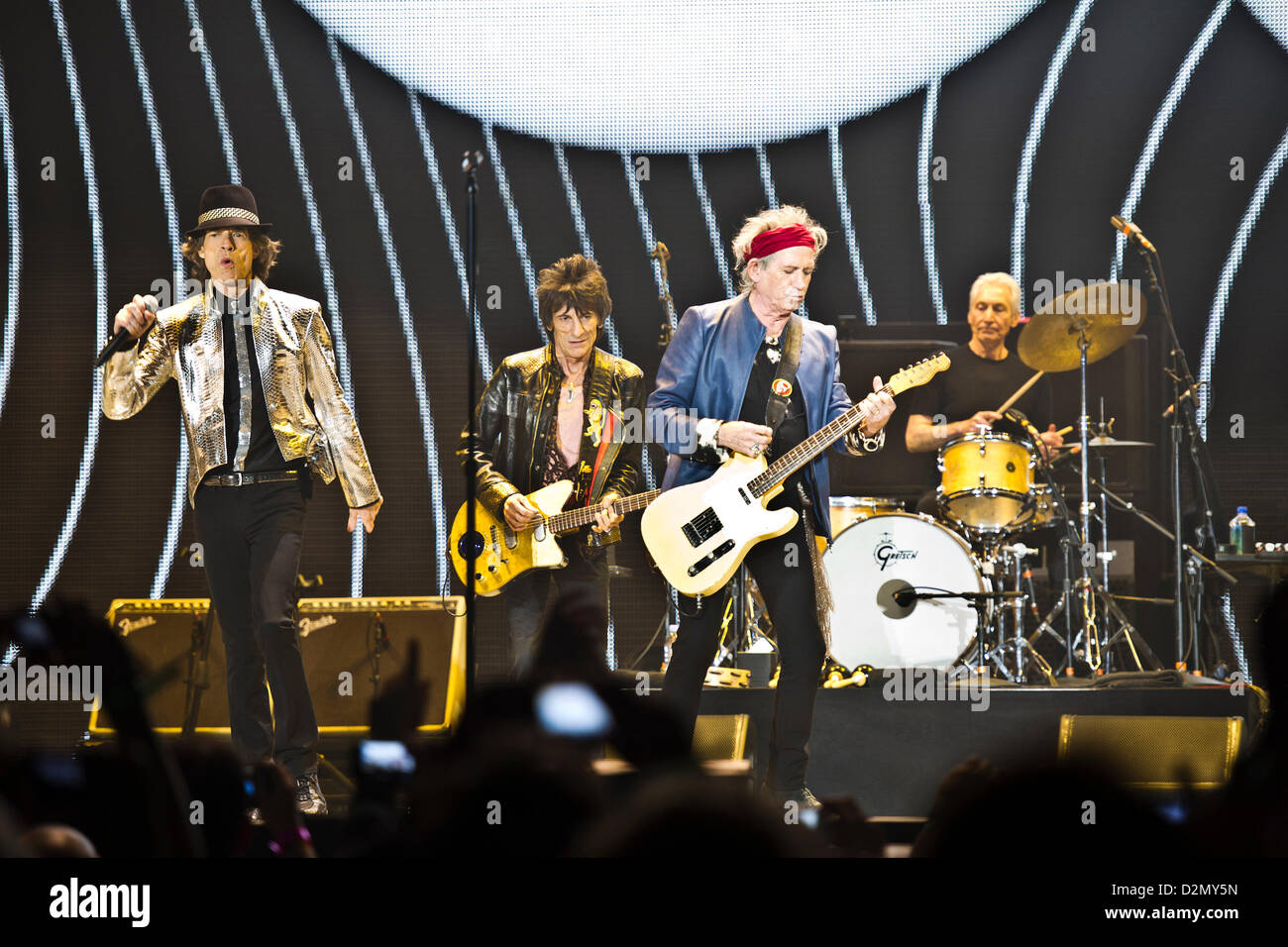 The Rolling Stones performing at the O2 in London, United Kingdom on 29 ...
