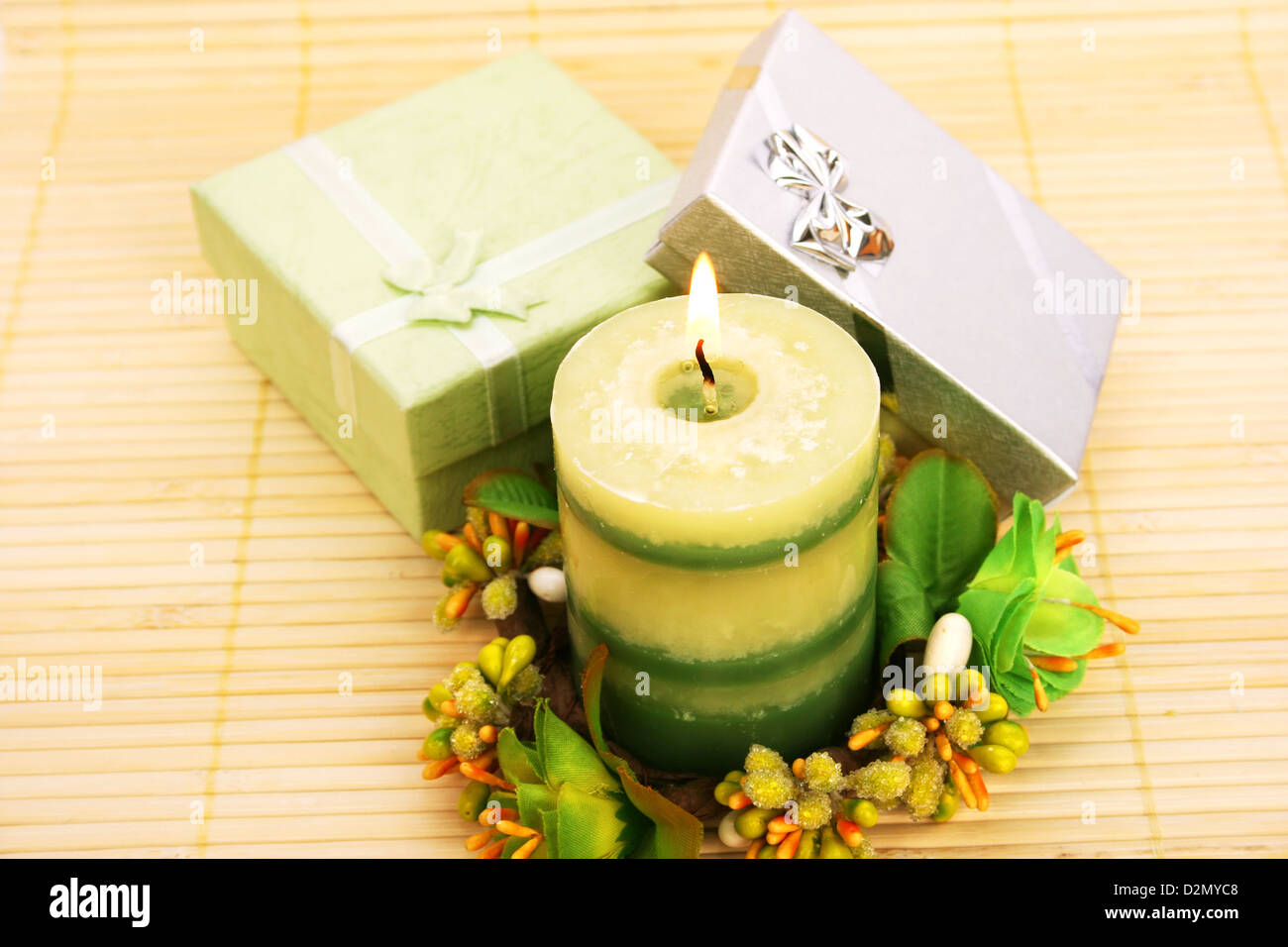 Silver candle boxes hi-res stock photography and images - Alamy