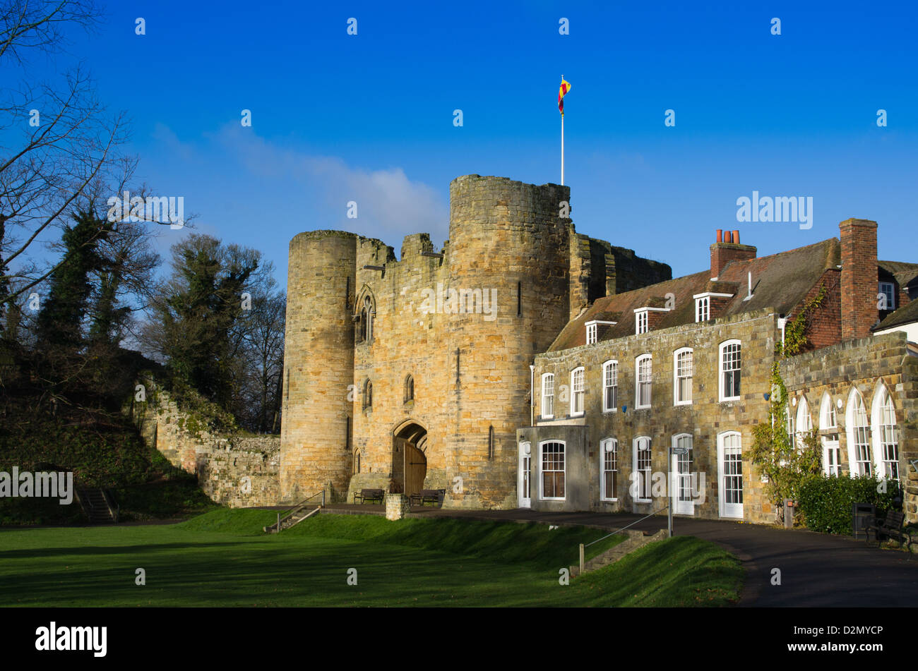 Tonbridge Castle in Kent. UK Stock Photo - Alamy