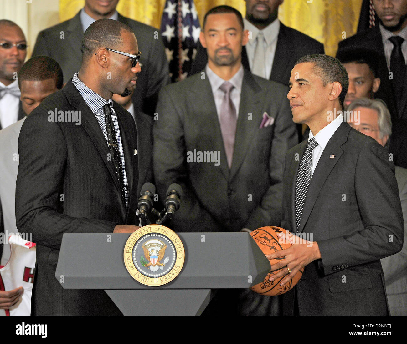 Miami heat lebron james hi-res stock photography and images - Alamy