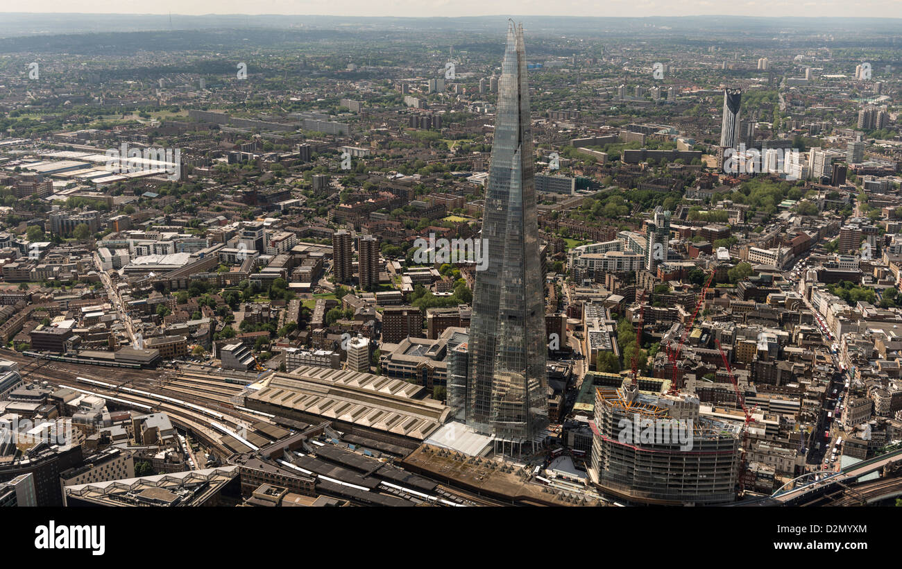Aerial photograph of the Shard and surrounding area Stock Photo - Alamy