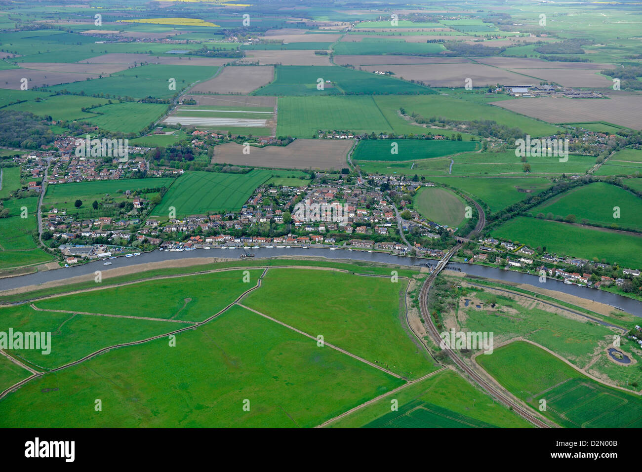 Norfolk aerial hi-res stock photography and images - Alamy