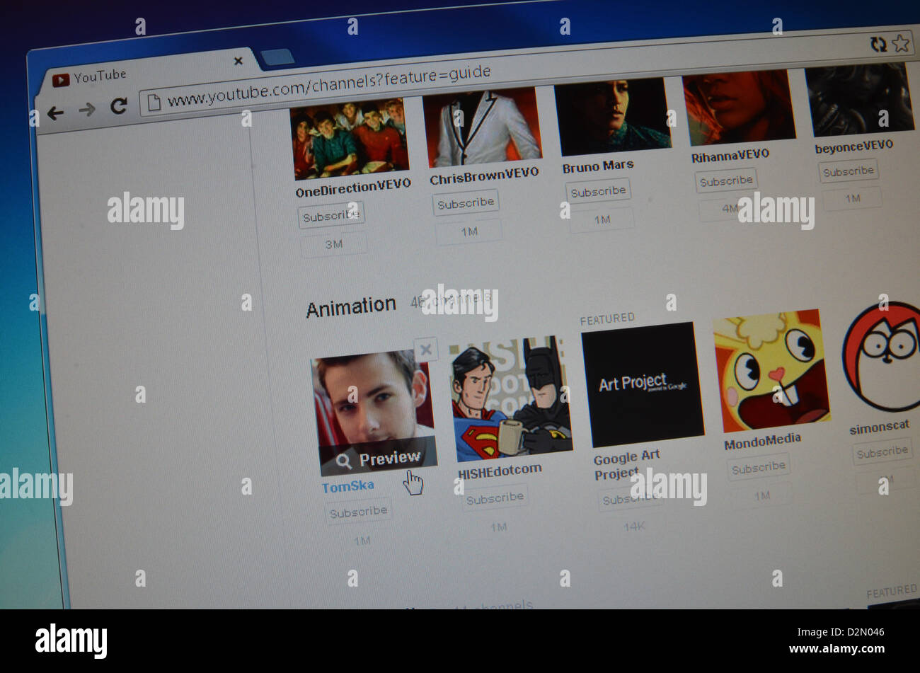 Animation channel hi-res stock photography and images - Alamy