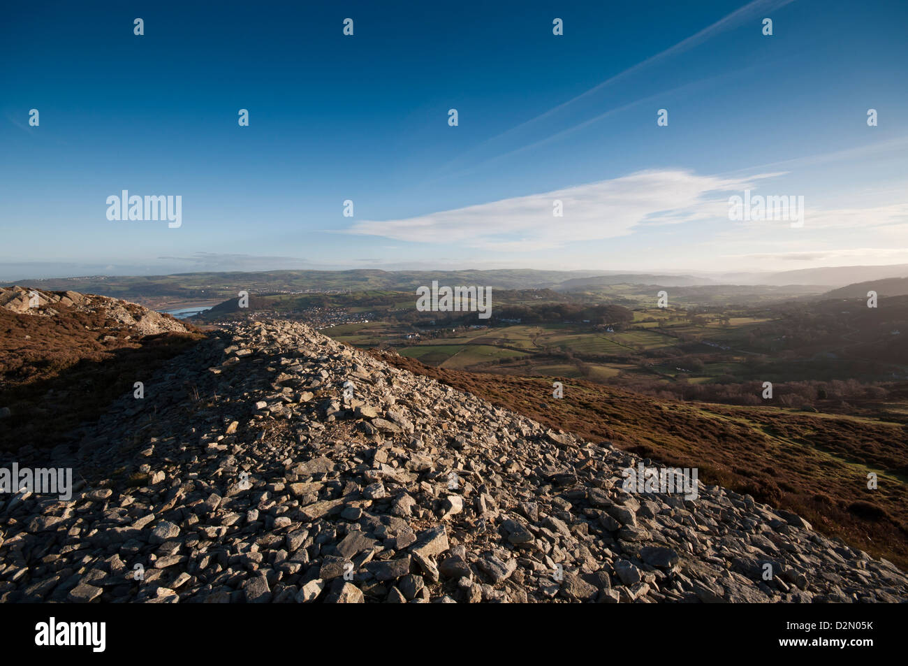 Castell caer seion hi-res stock photography and images - Alamy