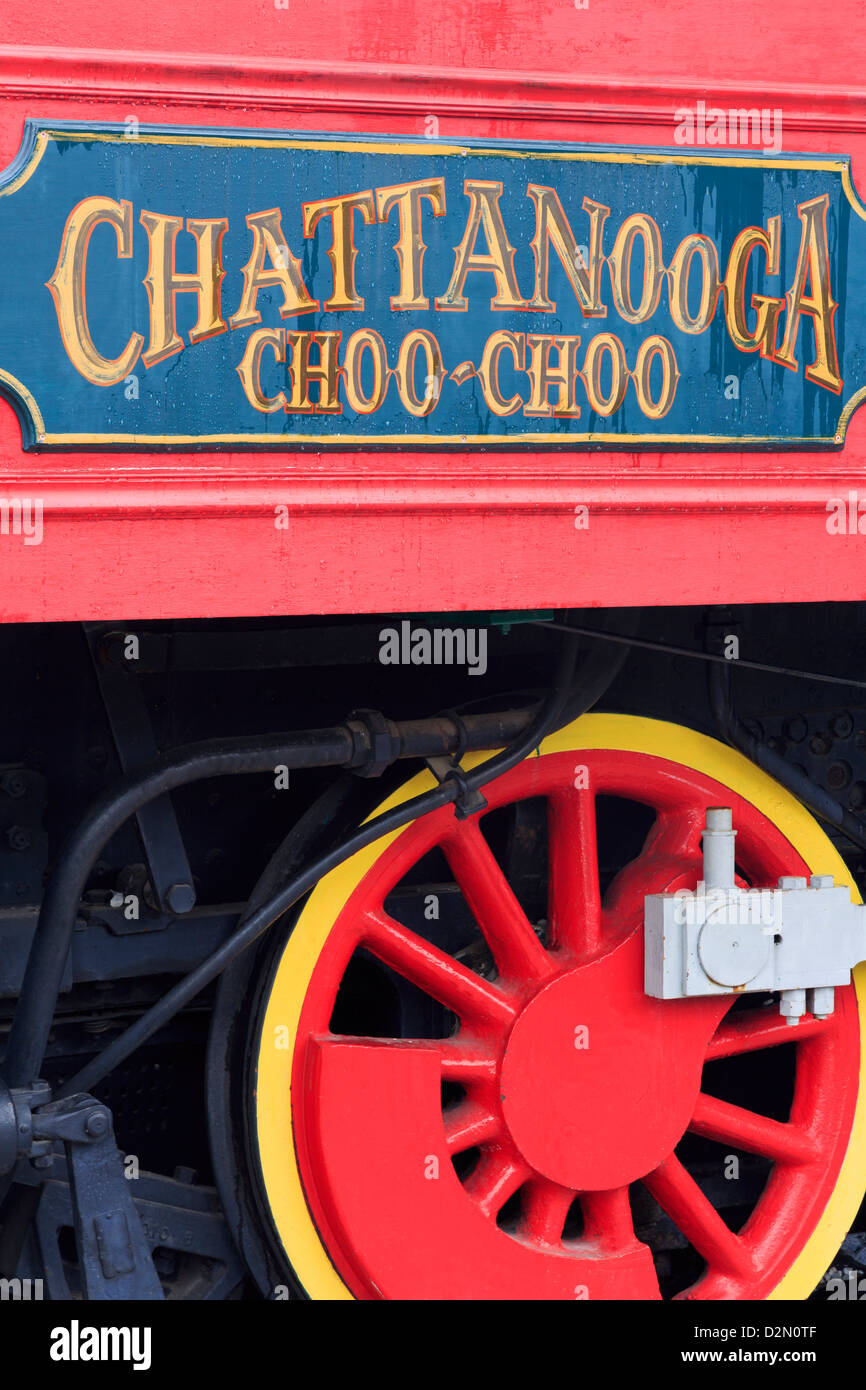 Locomotive at the Chattanooga Choo Choo, Chattanooga, Tennessee, United ...