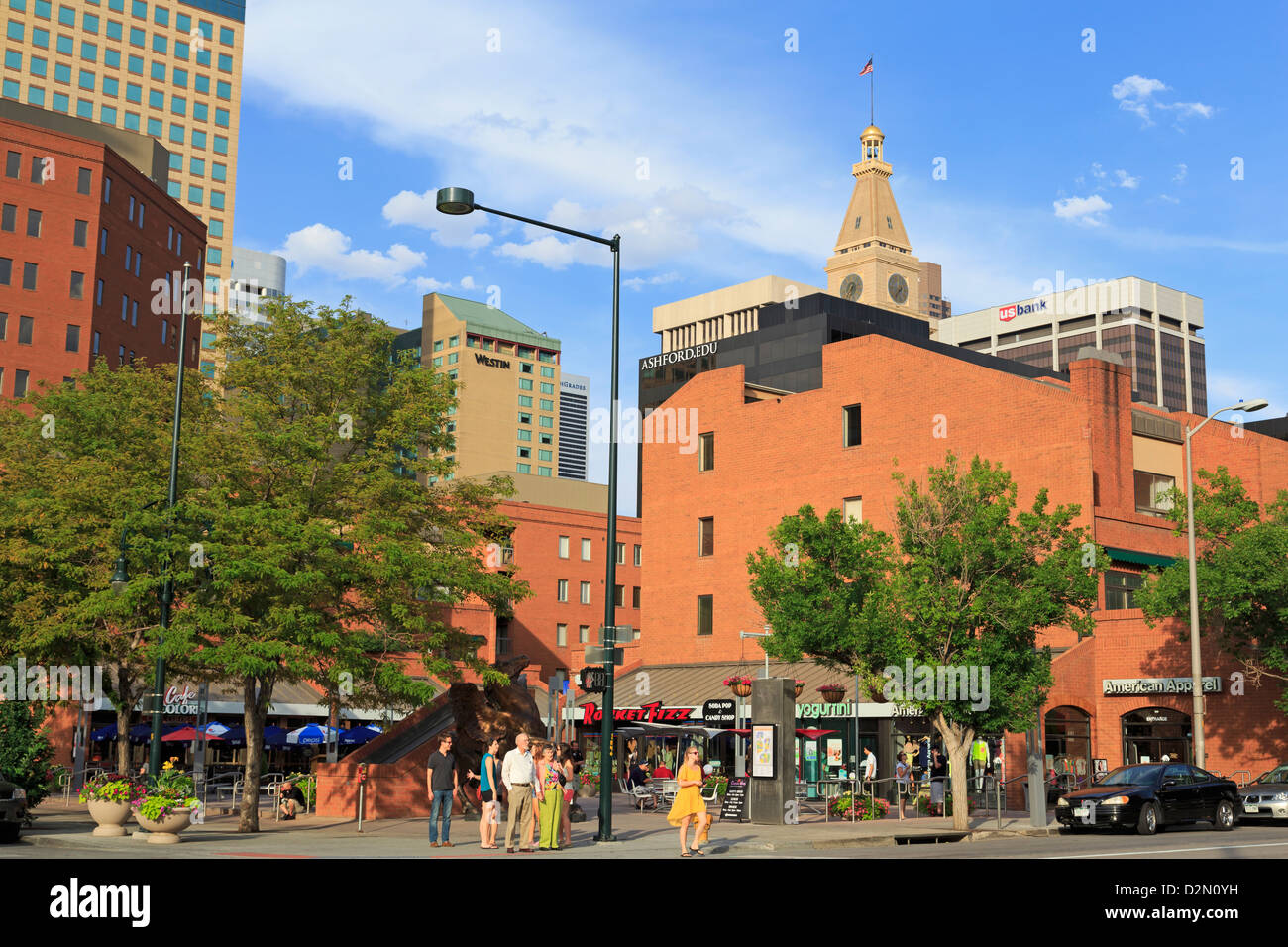 Writers Square on 16th Street Mall, Denver, Colorado, United States of ...
