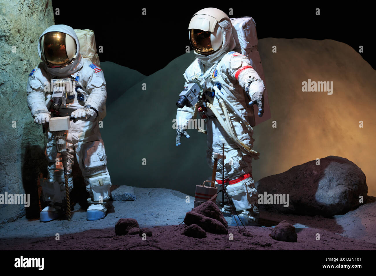 Astronaut suits in the Space Center, Houston, Texas, United States of ...