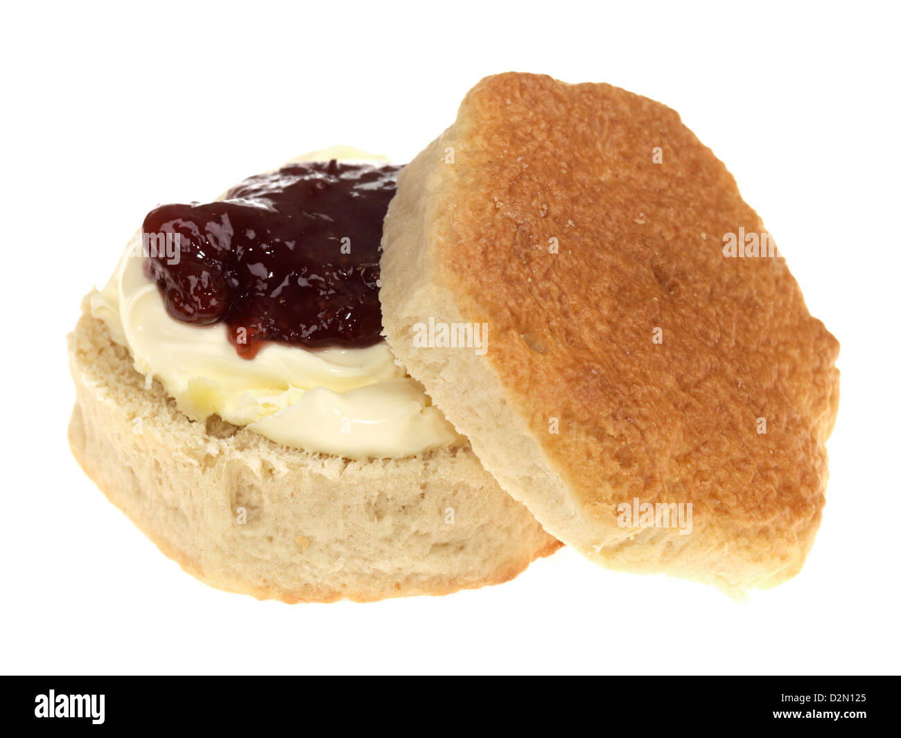 Individual jam cream filled scone hi-res stock photography and images ...
