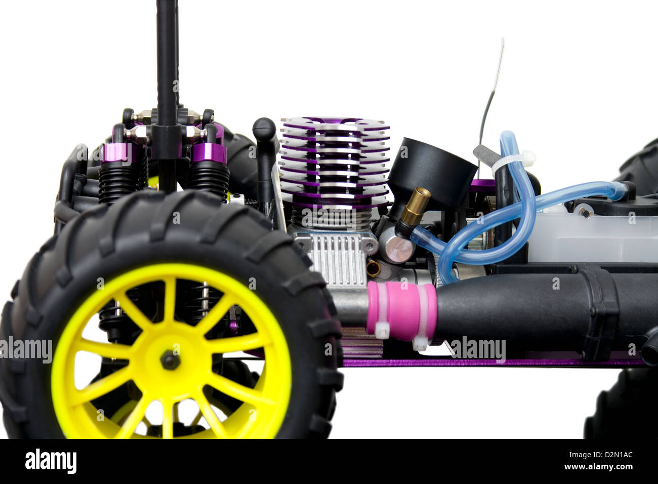 Close up of a toy RC Car Isolated on white background Stock Photo - Alamy