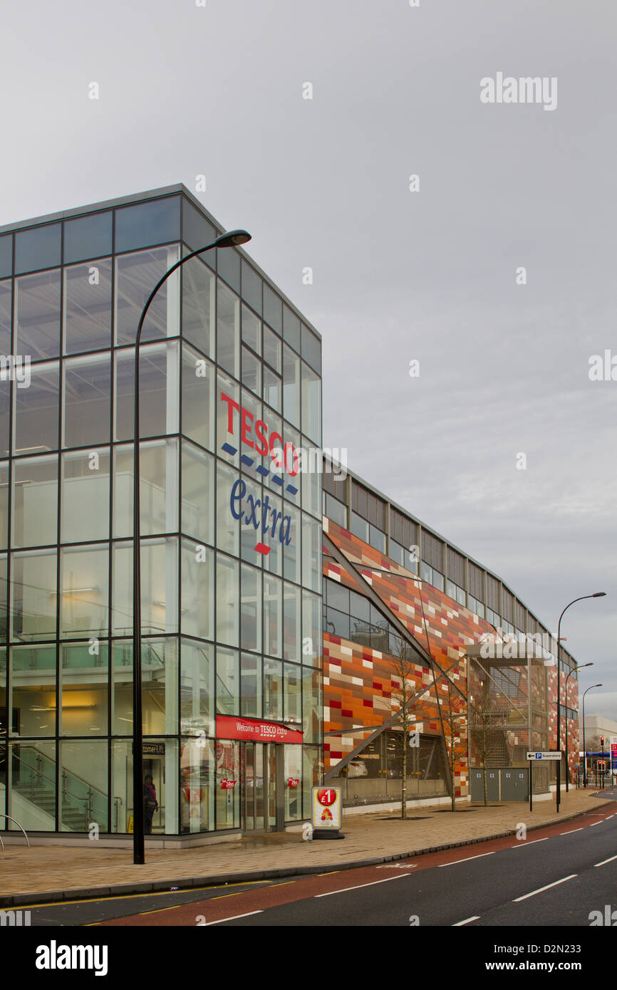 Tesco supermarket on Savile Street Sheffield England UK Stock Photo - Alamy