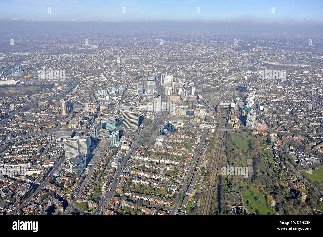 Croydon Aerial High Resolution Stock Photography and Images - Alamy