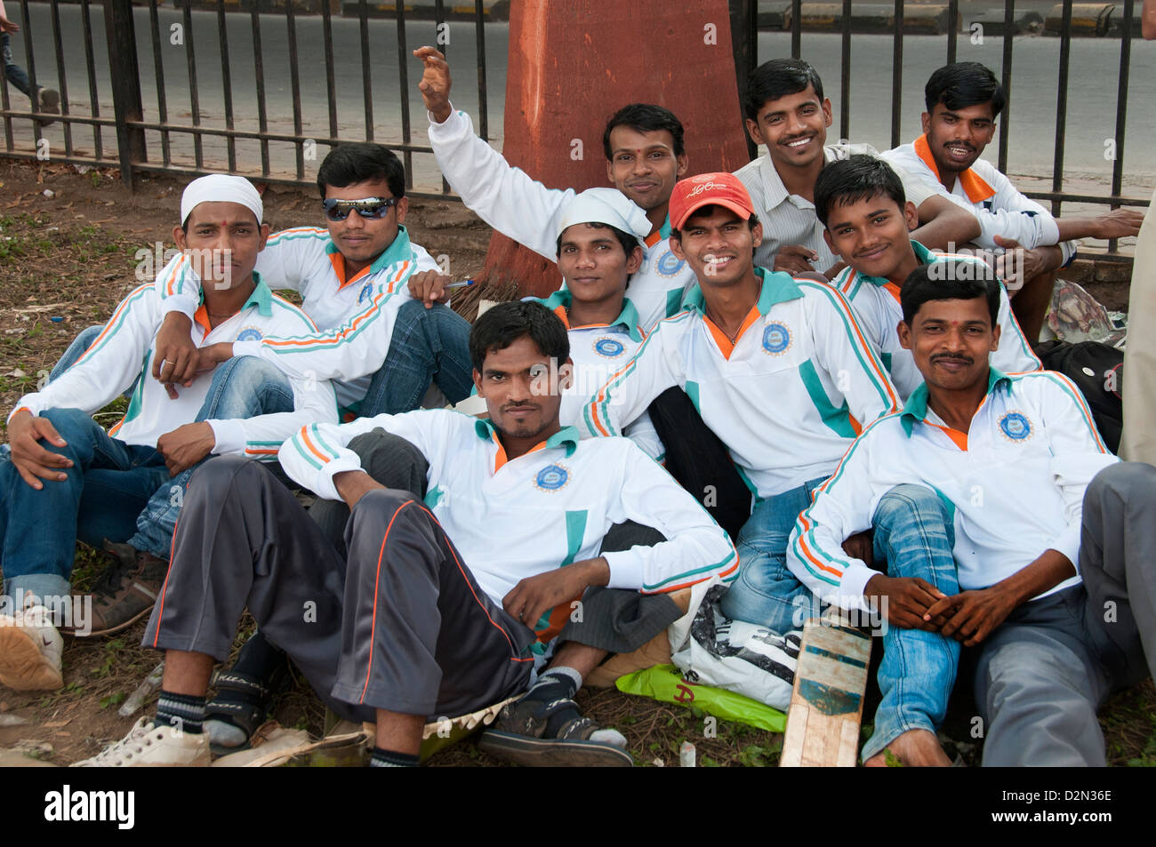 Weekend cricket matches at Maidan Park Mumbai Churchgate Bombay India ...