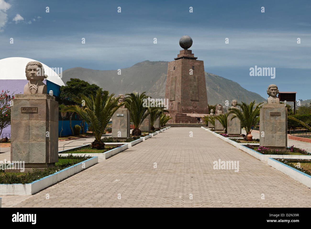 Mitad del Mundo or middle of the earth, Quito, Ecuador, South America ...