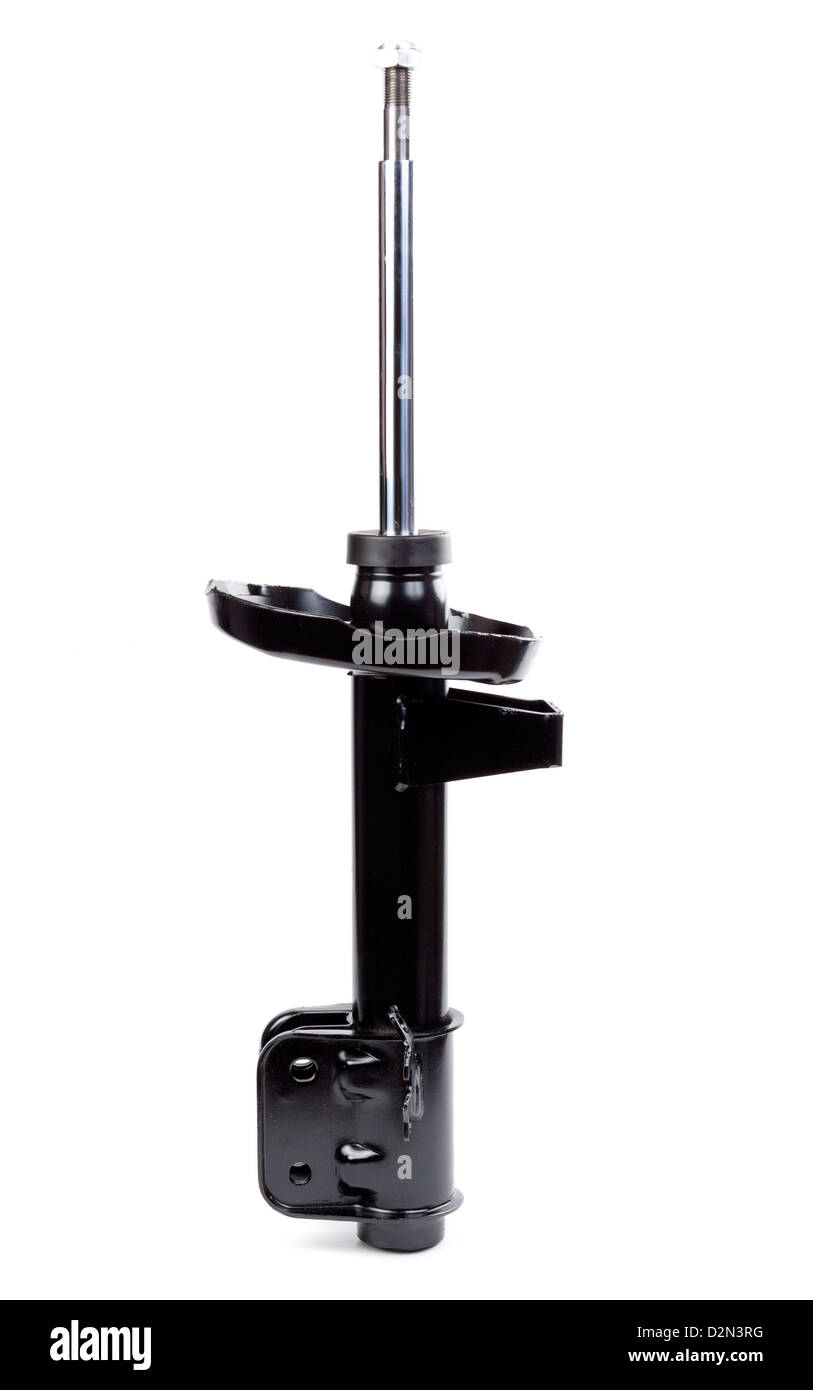 shock absorber. Isolated on white with clipping path Stock Photo - Alamy