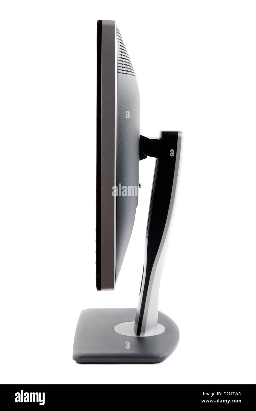 IPS LCD monitor, side view on a light background Stock Photo - Alamy