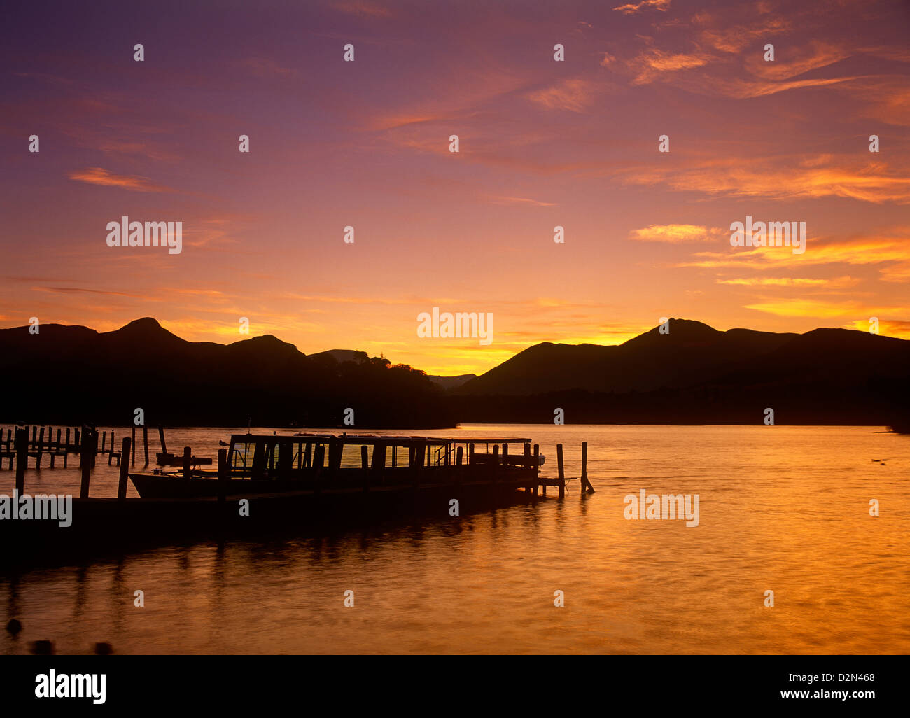 Sunset over lake beautiful view hi-res stock photography and images - Alamy