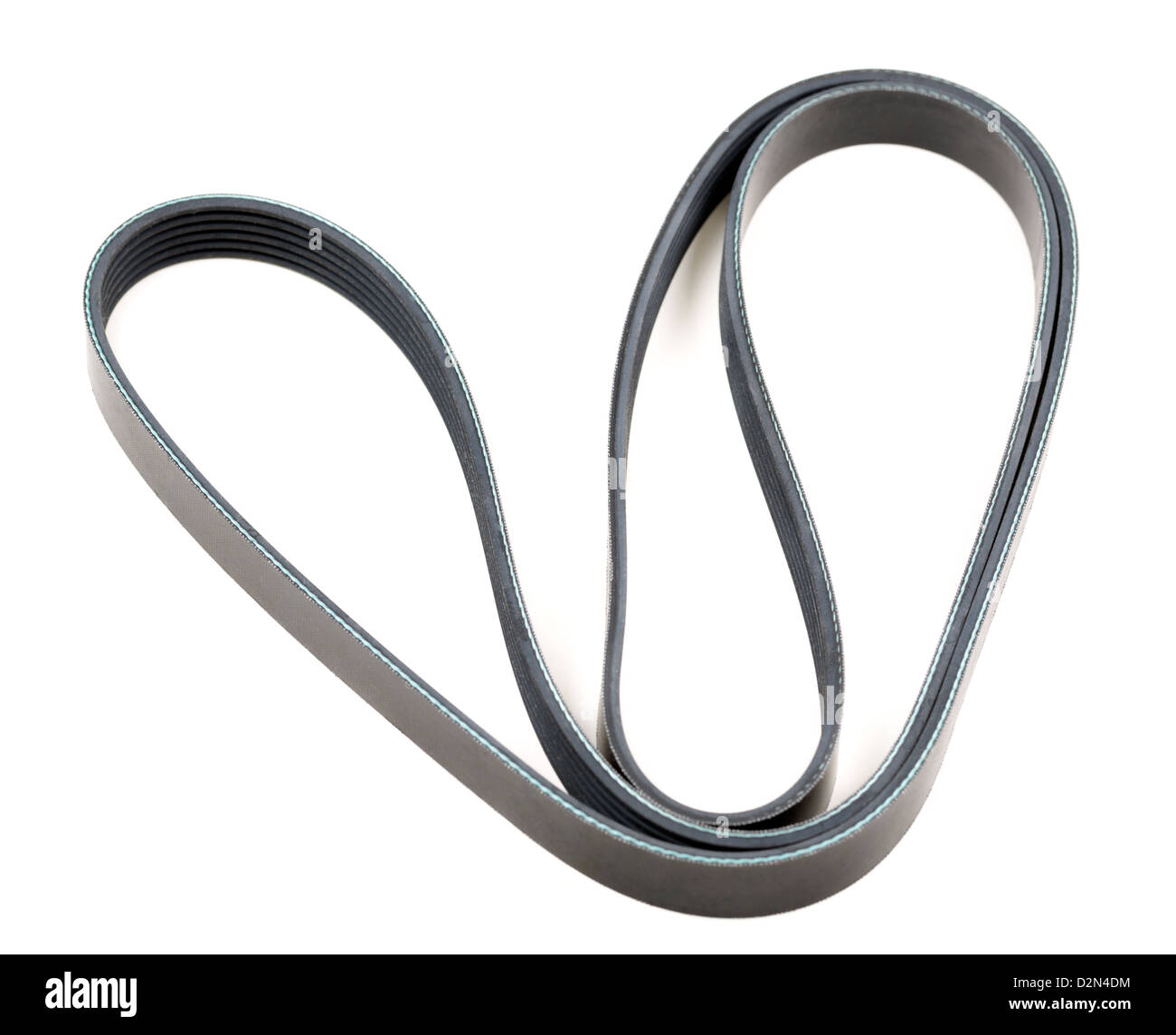 New rubber belt alternator for the car. Isolate on white background ...