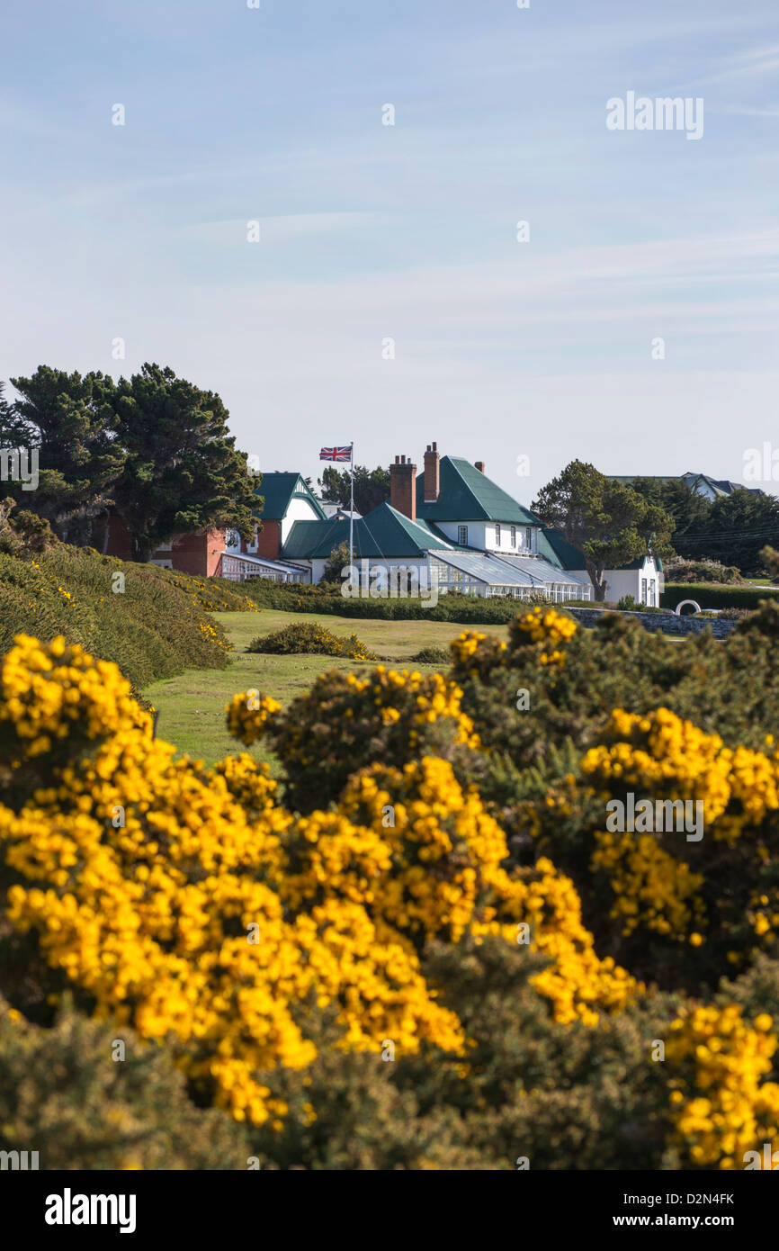 Government House, Port Stanley, Falkland Islands Stock Photo - Alamy