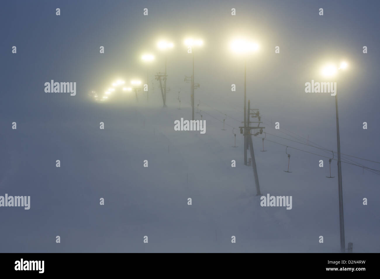 Forest track on slopes hi-res stock photography and images - Alamy