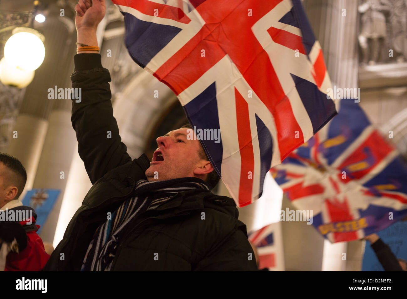 Scottish irish flag hi-res stock photography and images - Alamy