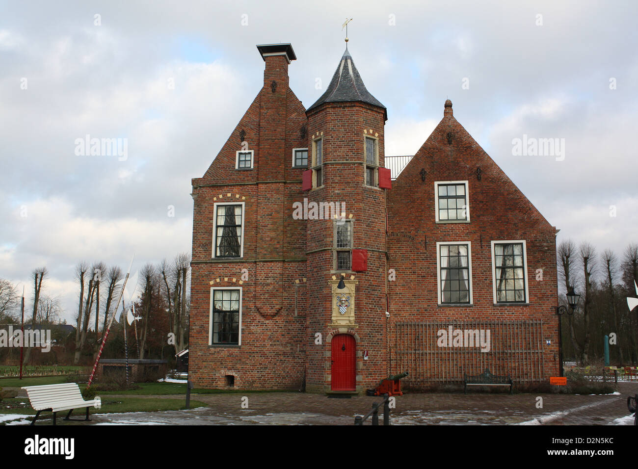 Burch Wedde from the 14th century in Wedde.(The Netherlands Stock Photo ...