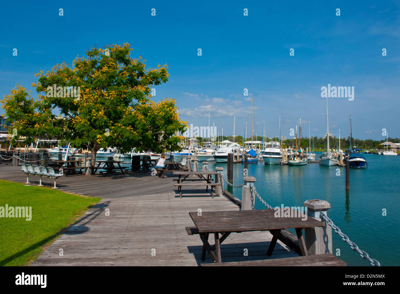 The Marina of Darwin, Northern Territory, Australia, Pacific Stock ...