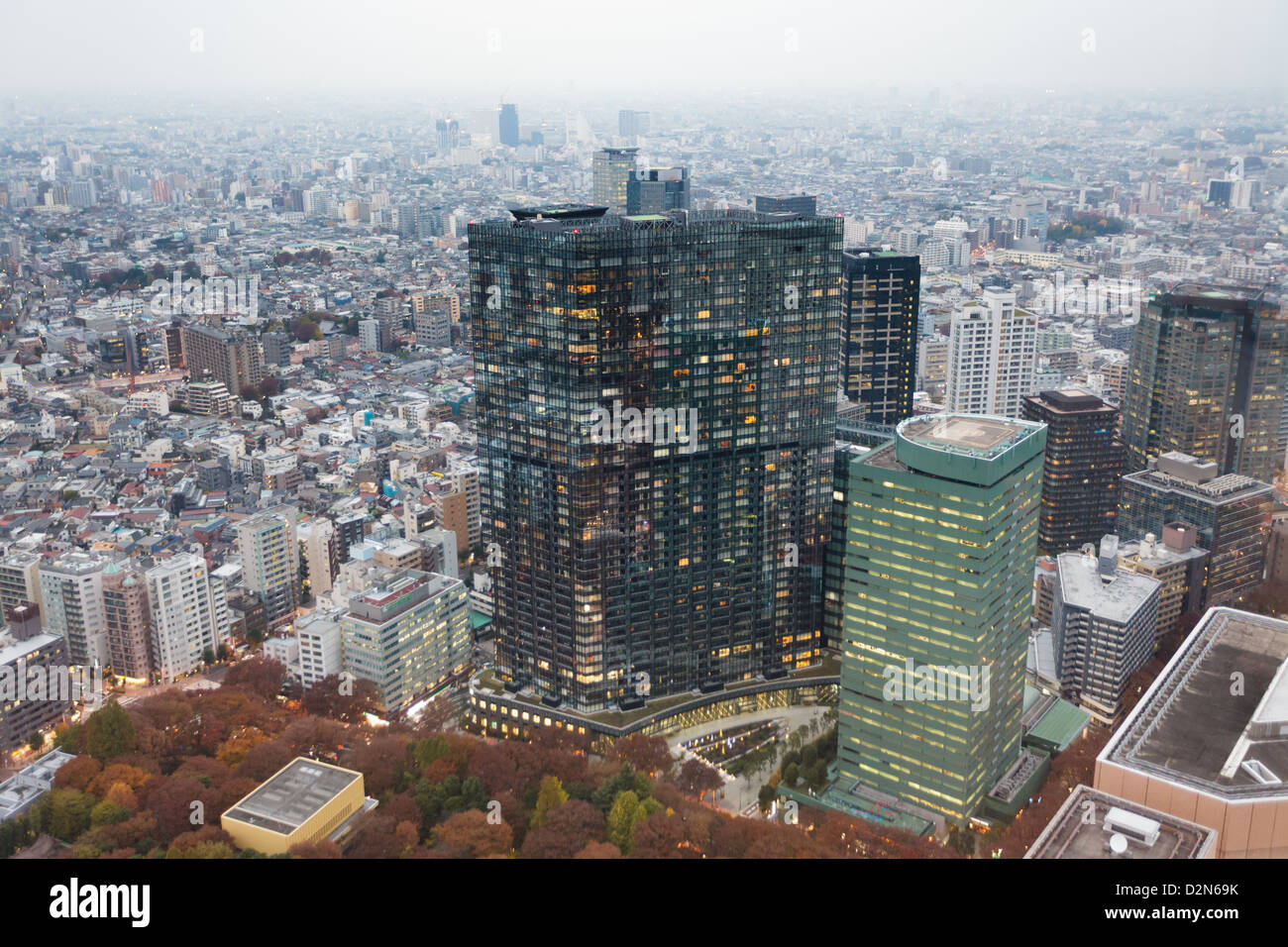 Tokyo, Japan,Shinjuku: modern building and city view from the ...