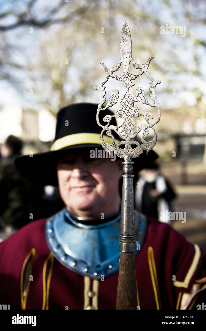 The English Civil War Society commemorate the execution of King Charles ...