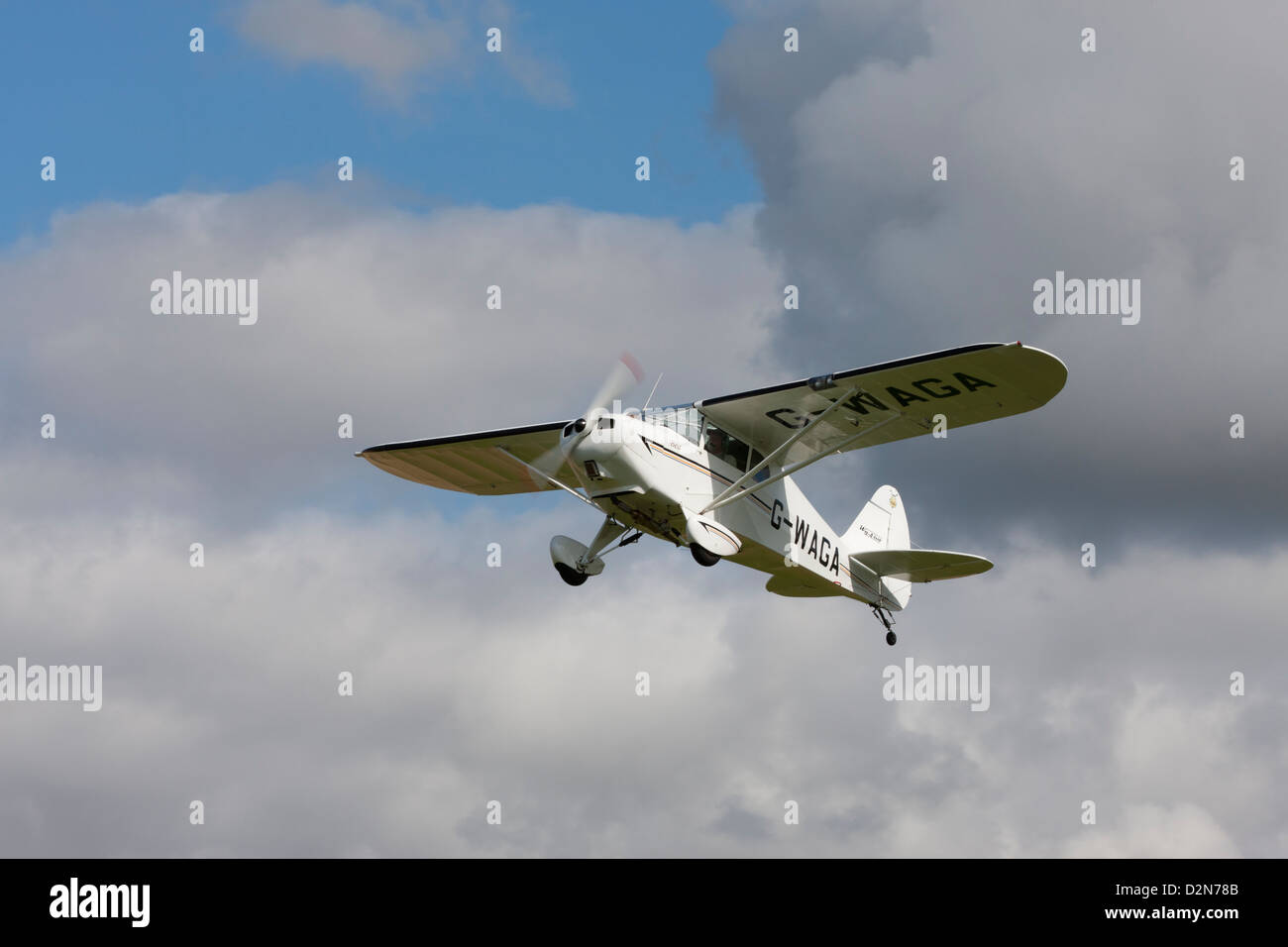 Wag-Aero Wagabond G-WAGA in flight after take-off from Breighton ...