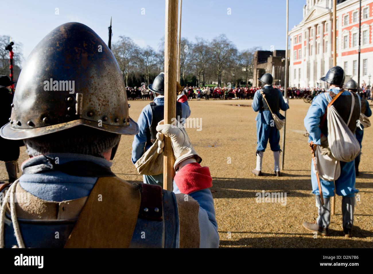 The English Civil War Society commemorate the execution of King Charles ...