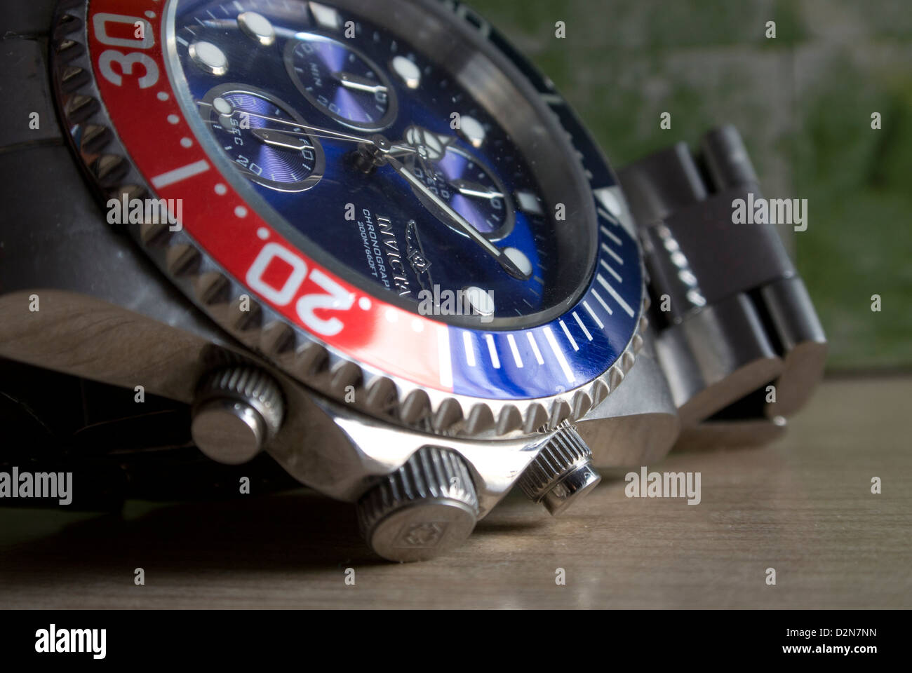 Man's watch, close up Stock Photo - Alamy