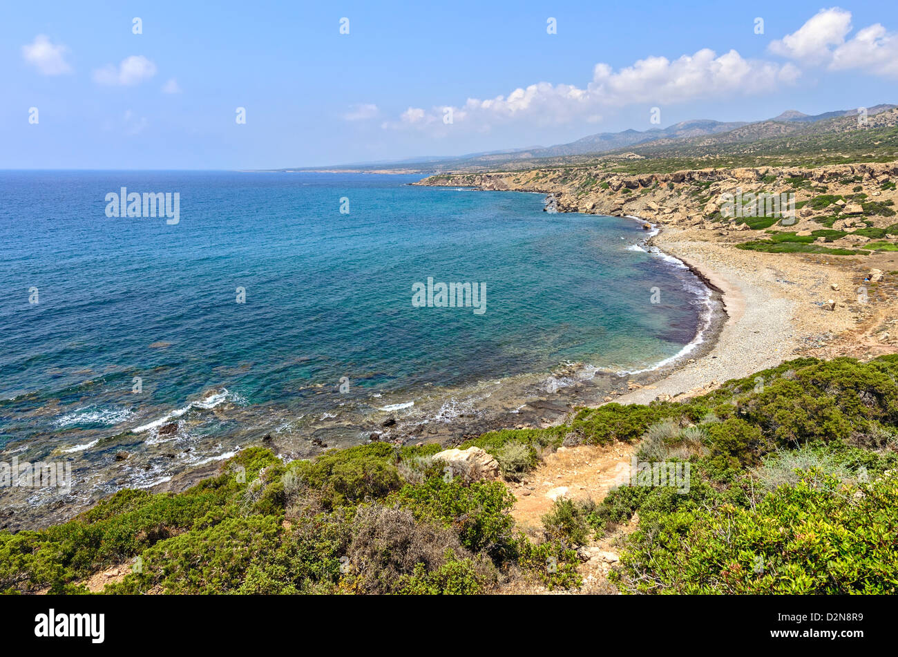 Coast of Cyprus National park Akamas peninsula Stock Photo - Alamy