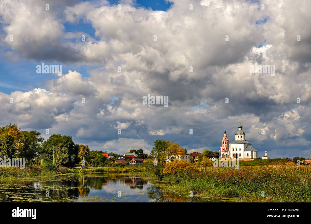 Scenery view of famous russian town Suzdal Stock Photo - Alamy