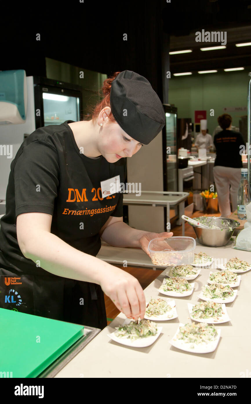Health Care Cook prepares lunch Stock Photo - Alamy