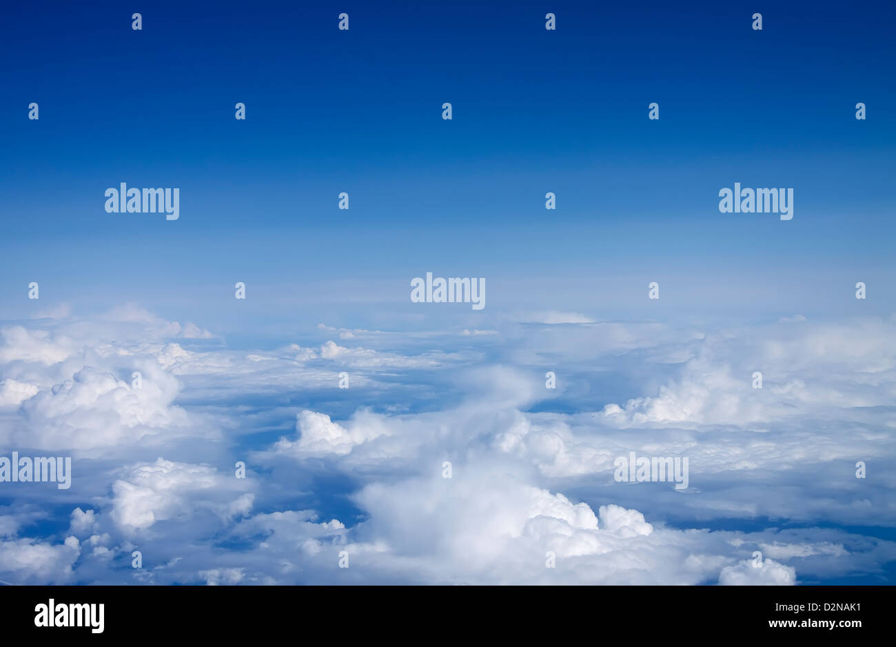 Deep blue clouds. Shoot from the plane Stock Photo - Alamy