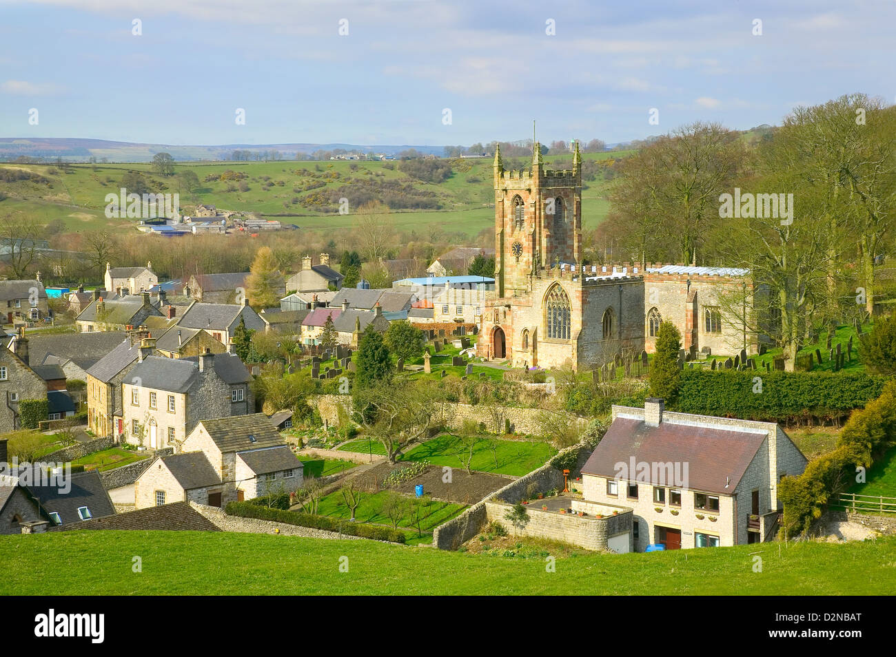 Hartington Derbyshire Peak District Spring Stock Photo - Alamy