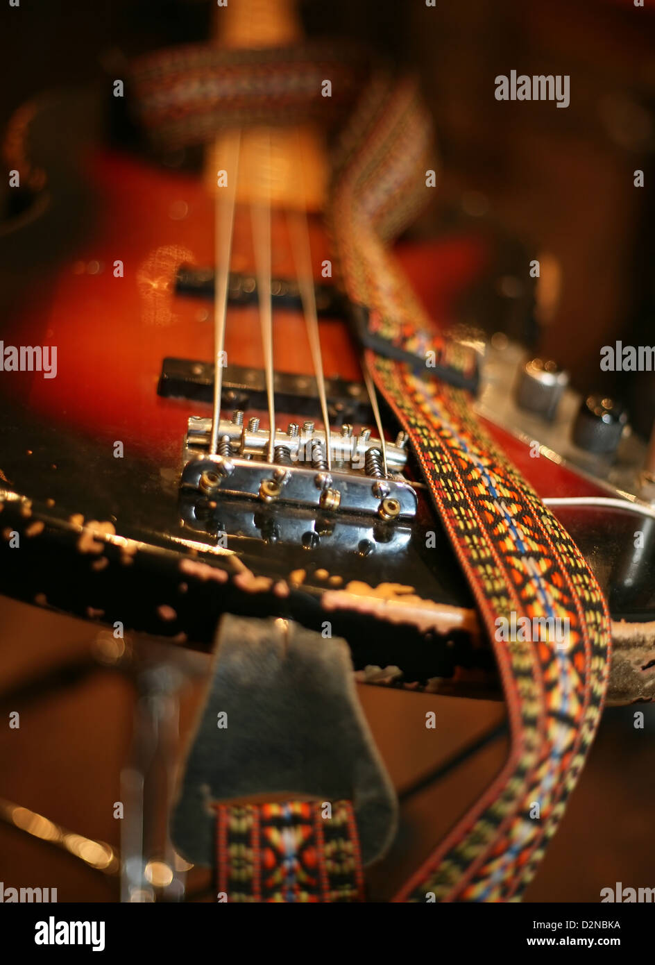 Conceptual the image of a guitar with a loop Stock Photo - Alamy