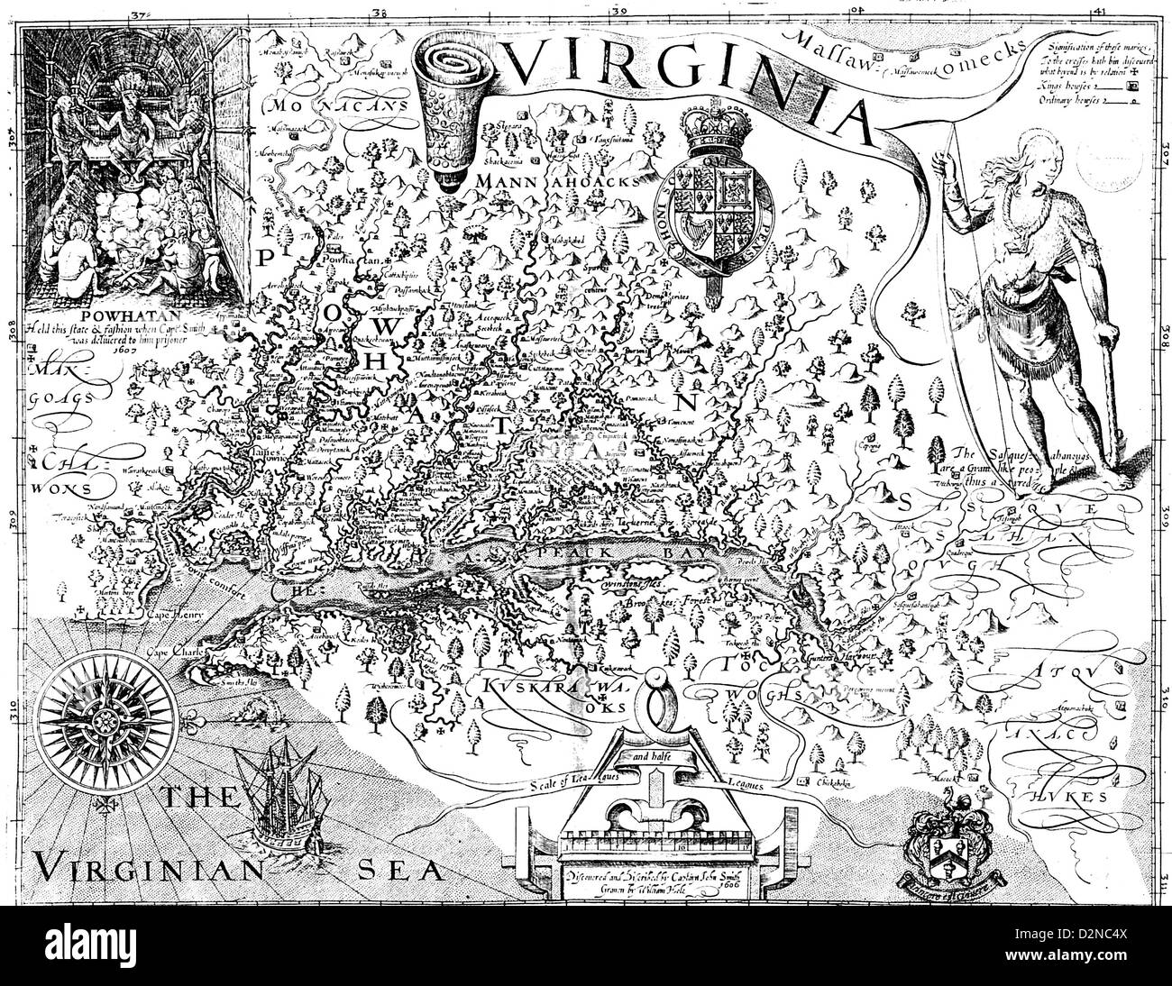 1624 map Black and White Stock Photos & Images - Alamy