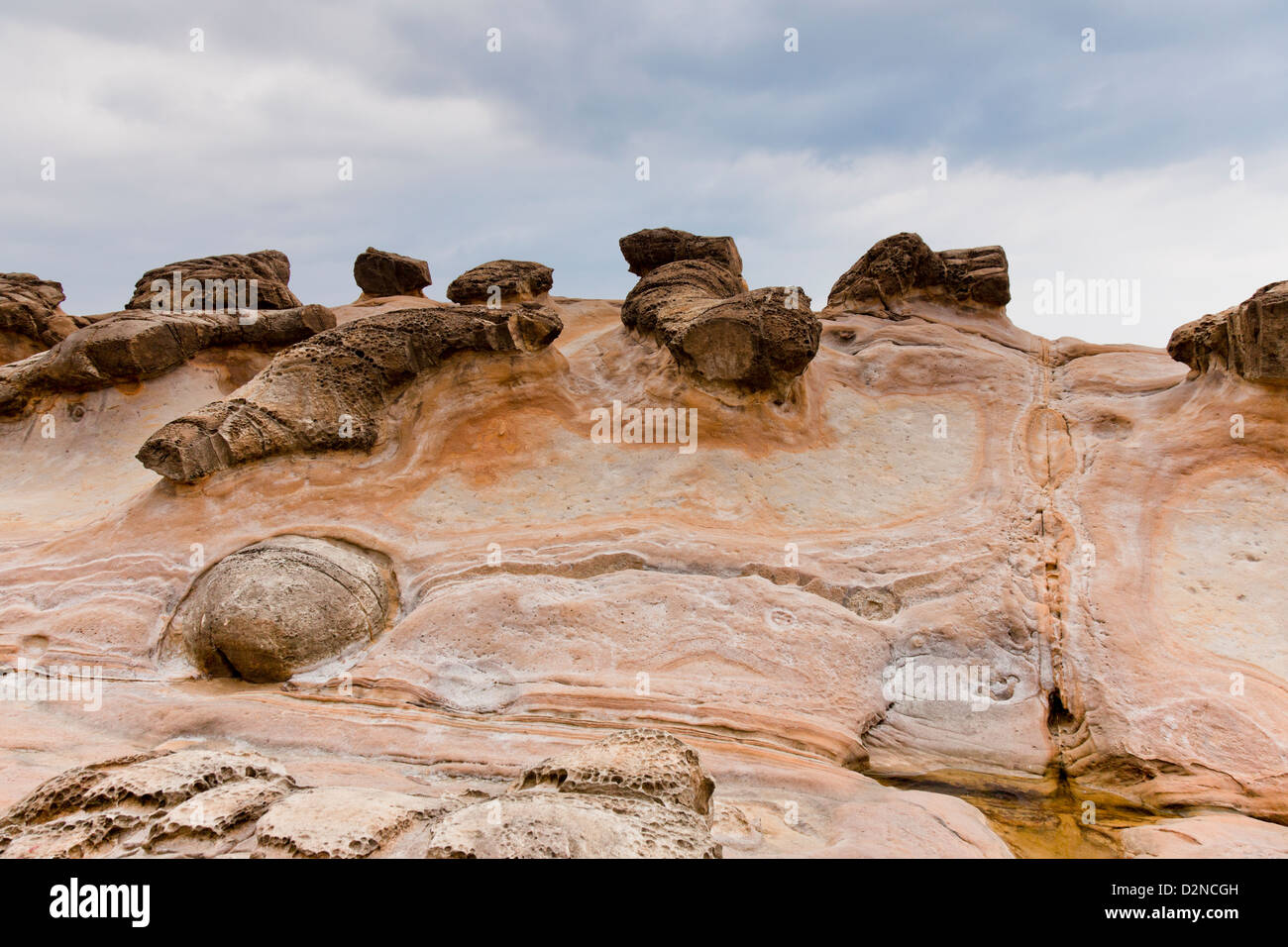 Rock Formations At Yehliu Taiwan Stock Photo - Alamy