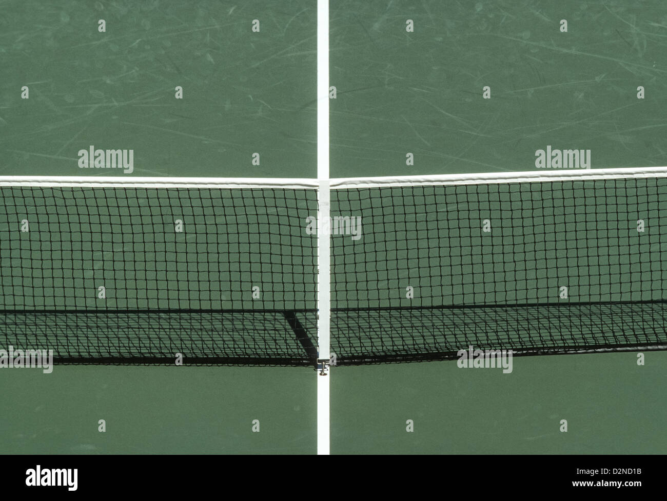 Detail of tennis court net Stock Photo - Alamy