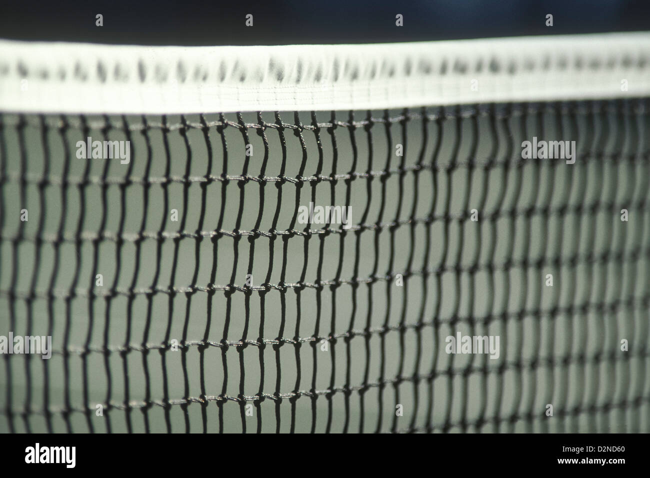 Detail of tennis court net Stock Photo - Alamy
