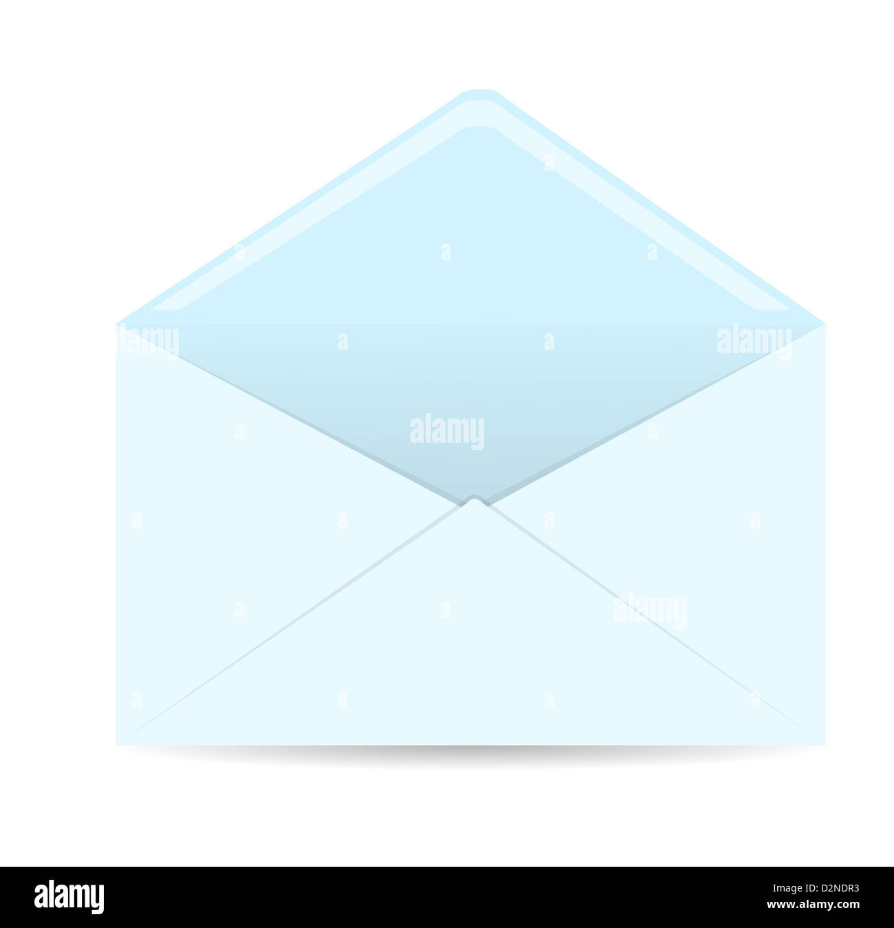 Opened envelope vector mail Cut Out Stock Images & Pictures - Alamy